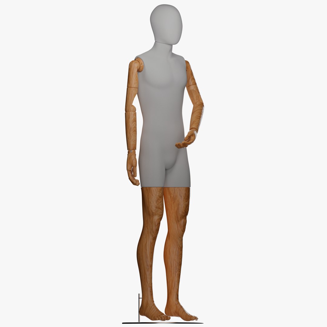 3D Rigged Sewing Male Mannequin - TurboSquid 2081022