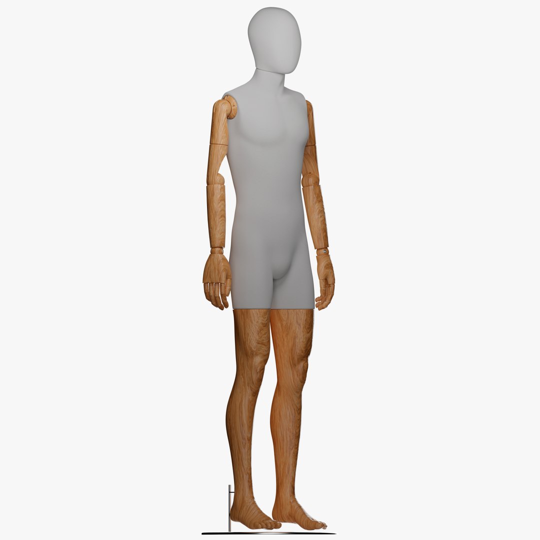 3D Rigged Sewing Male Mannequin - TurboSquid 2081022