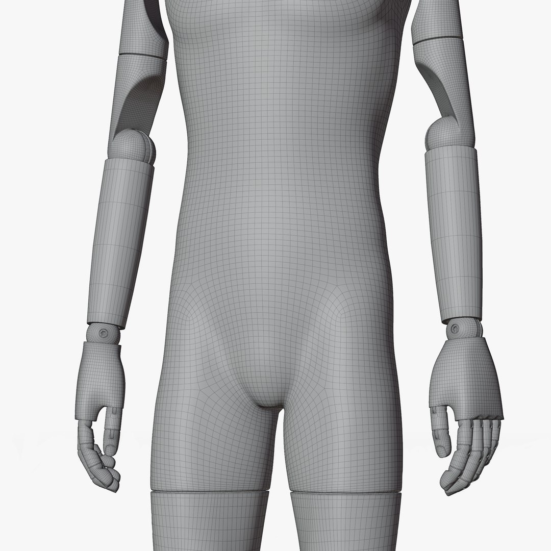 3D Rigged Sewing Male Mannequin - TurboSquid 2081022