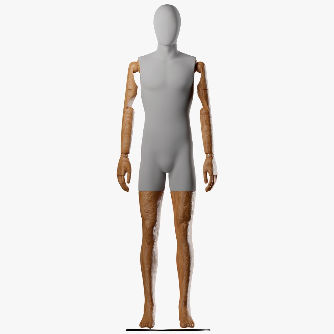 3D Rigged Sewing Male Mannequin - TurboSquid 2081022