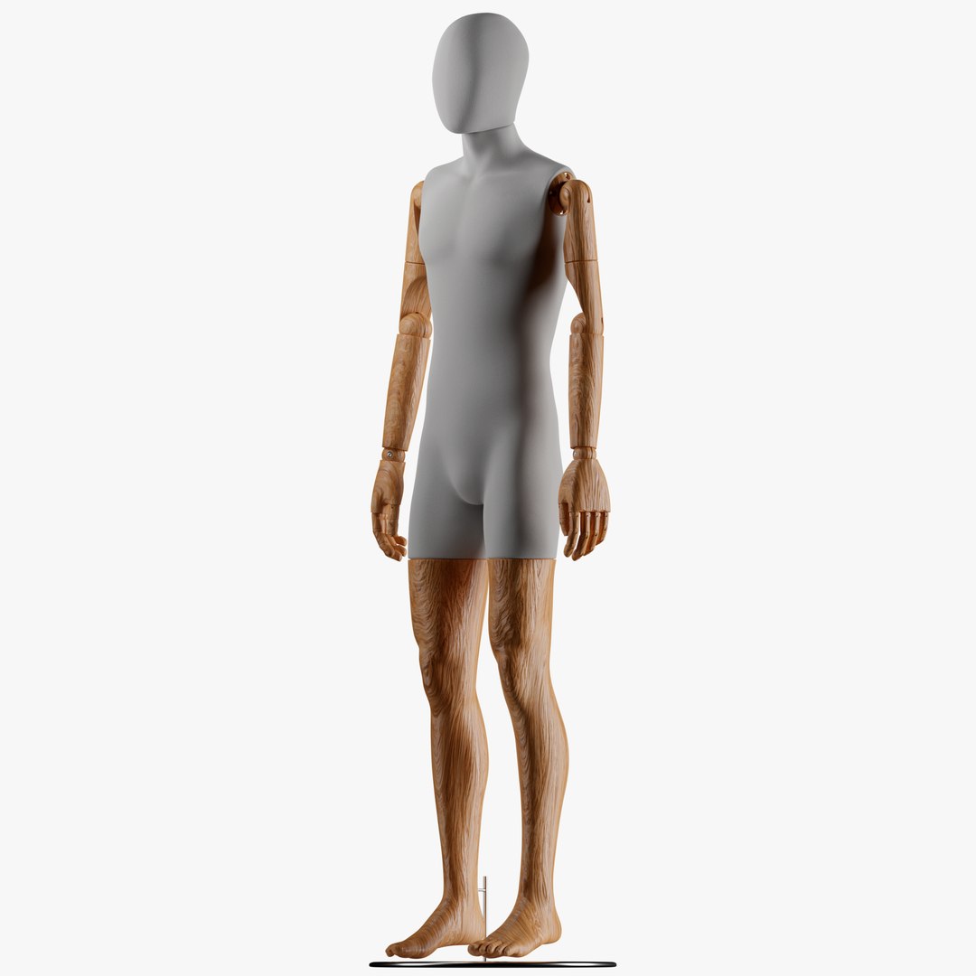 3D Rigged Sewing Male Mannequin - TurboSquid 2081022