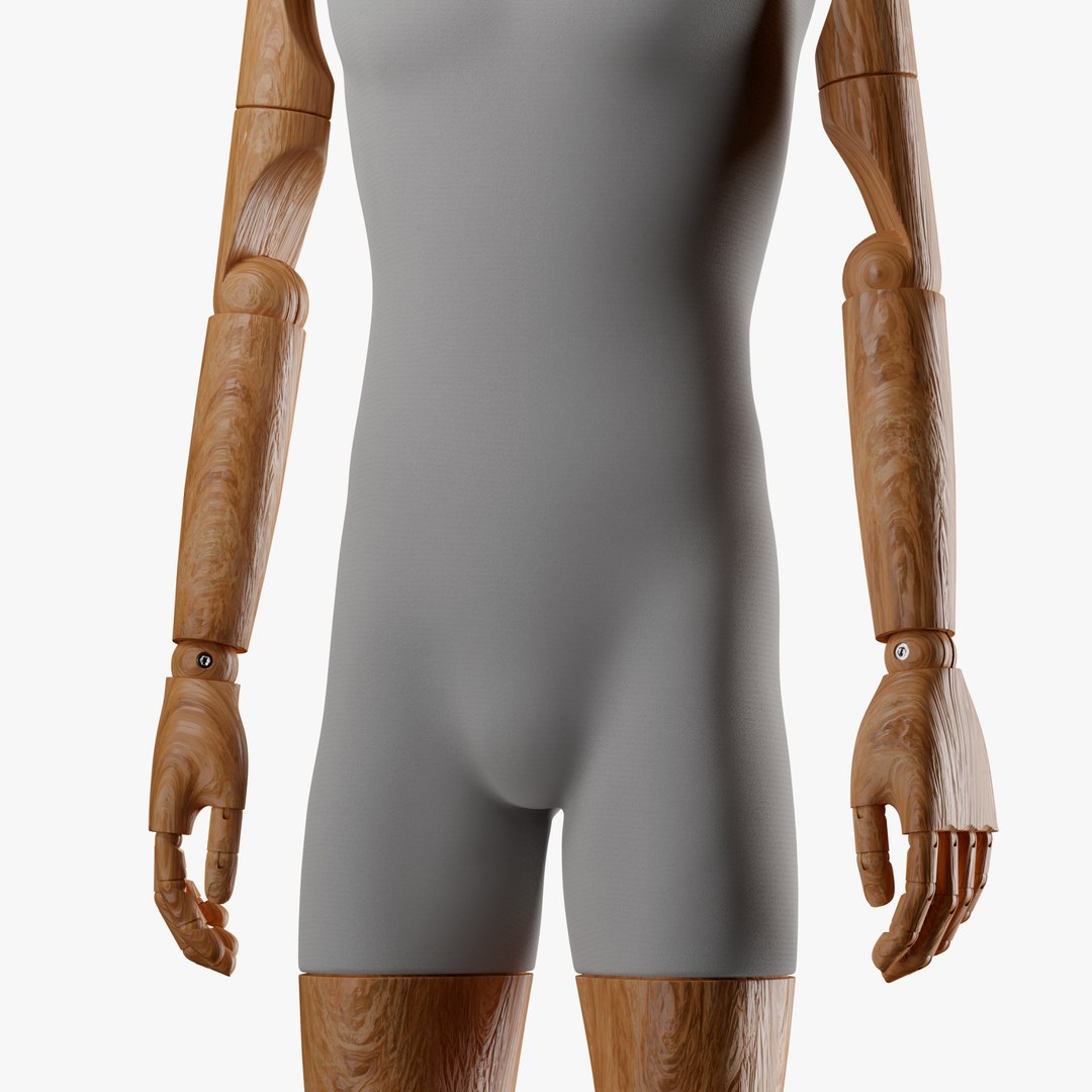 3D Rigged Sewing Male Mannequin - TurboSquid 2081022
