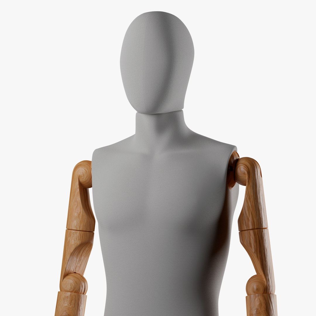 3D Rigged Sewing Male Mannequin - TurboSquid 2081022