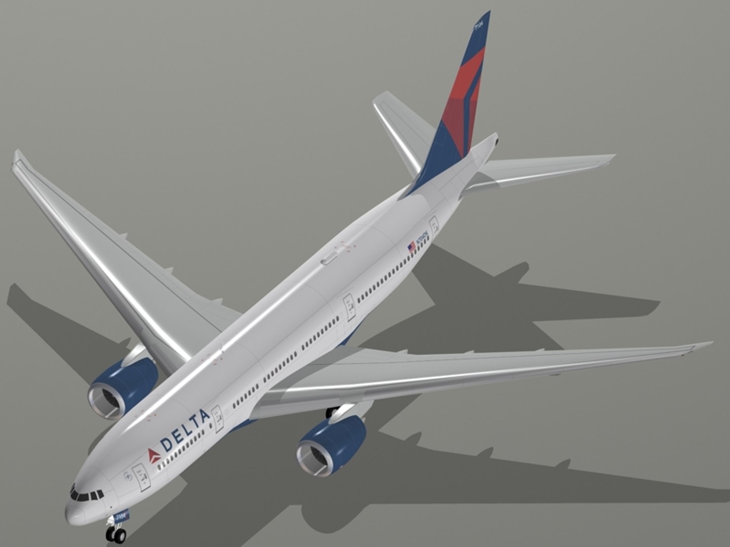 3d B 777-200 Lr Delta