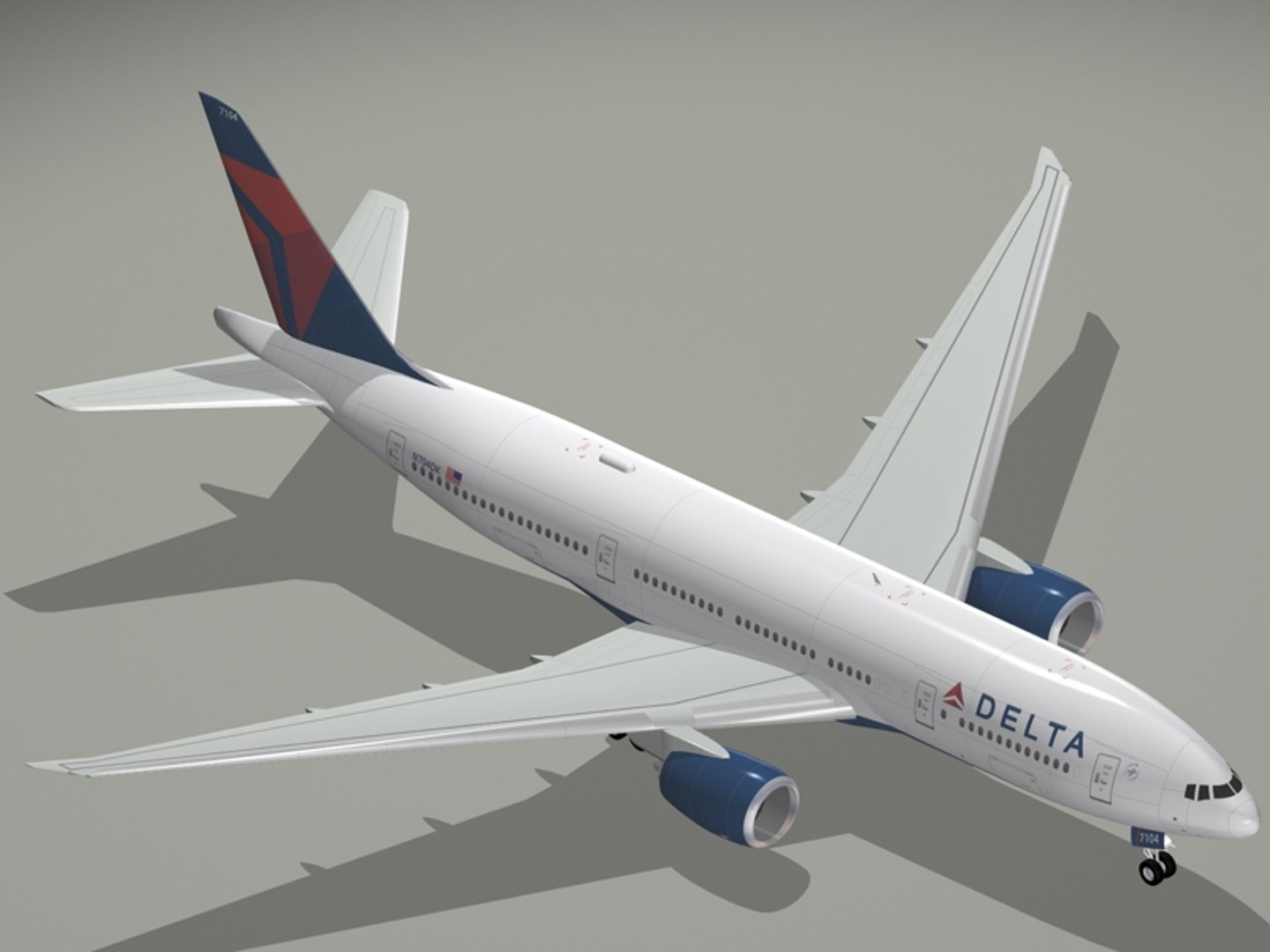 3d B 777-200 Lr Delta