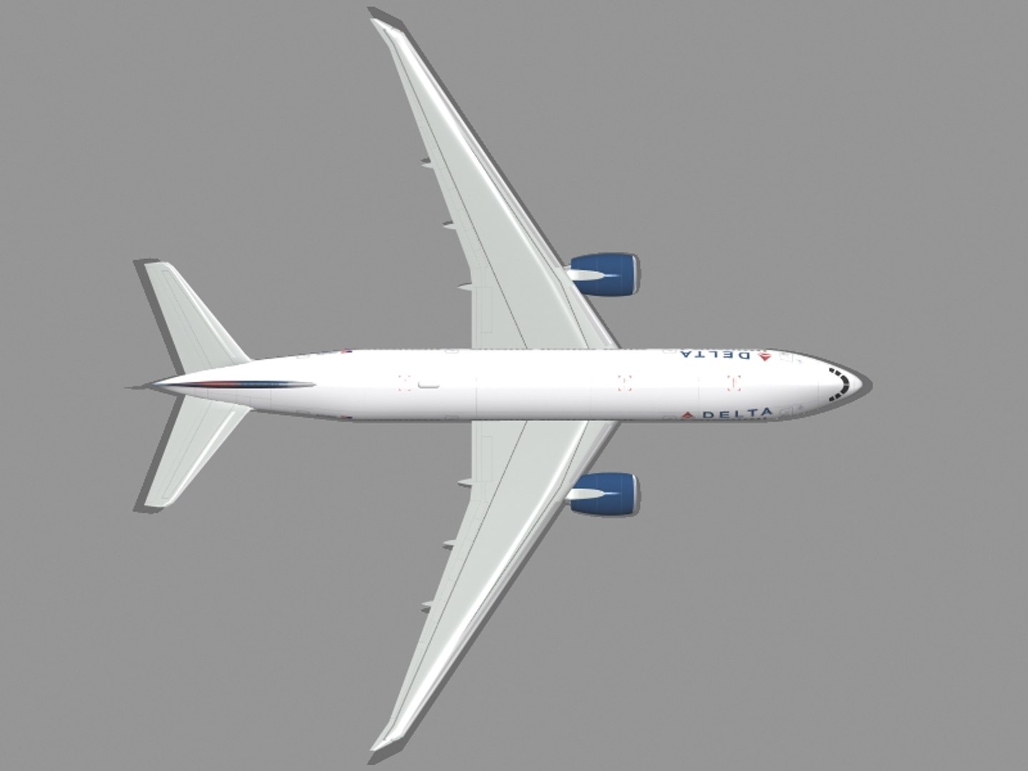 3d B 777-200 Lr Delta