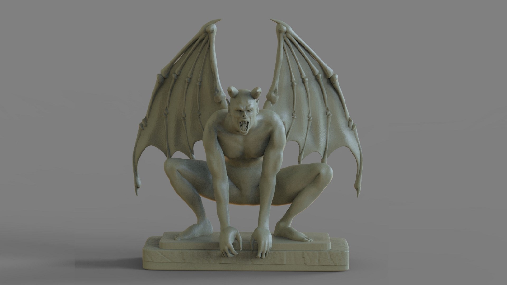 The Demon Gargoyle 3D Model - TurboSquid 1947665
