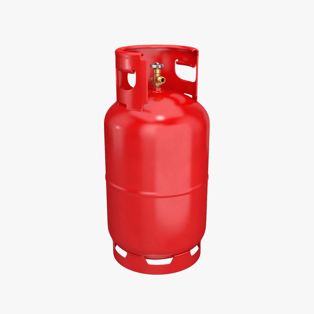 3D gas cylinder model - TurboSquid 1698716
