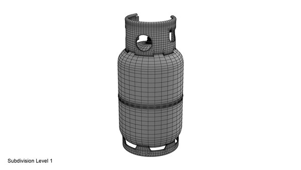 modelo 3d Botella de gas 27L - TurboSquid 1698716