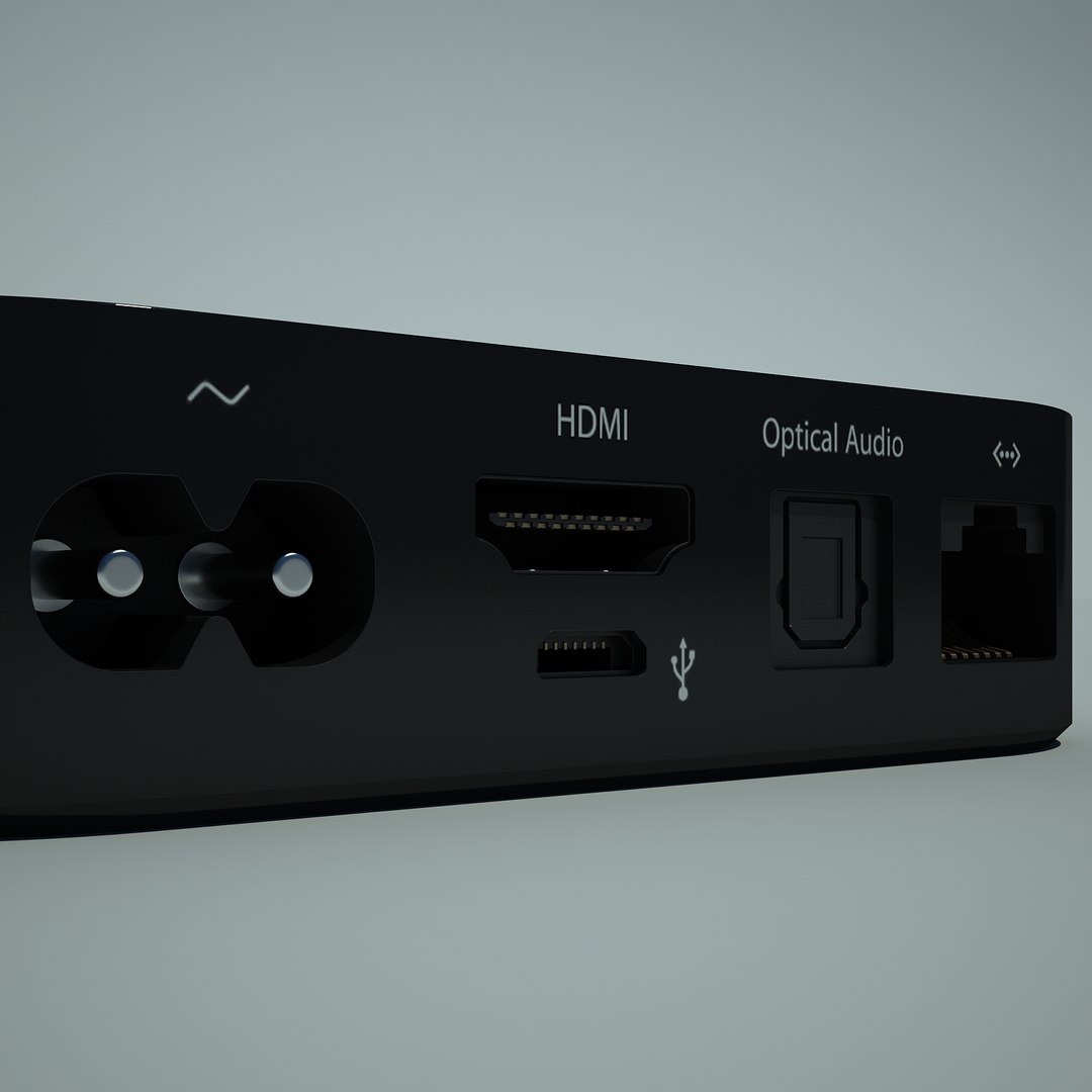 Apple Tv 3d Model