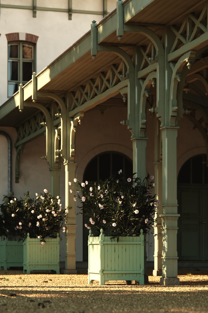 3D spring classical architectural exterior model - TurboSquid 1443310