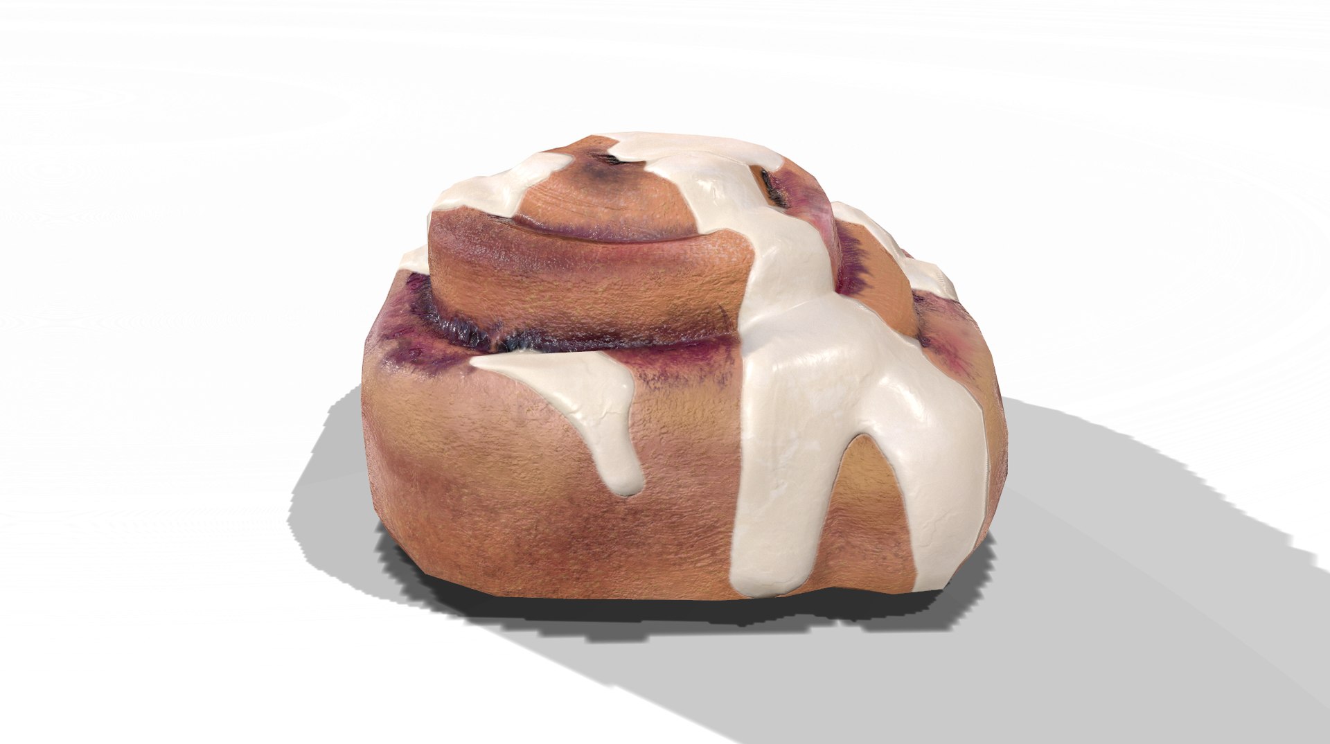Bun BlueBerry Model - TurboSquid 2033328