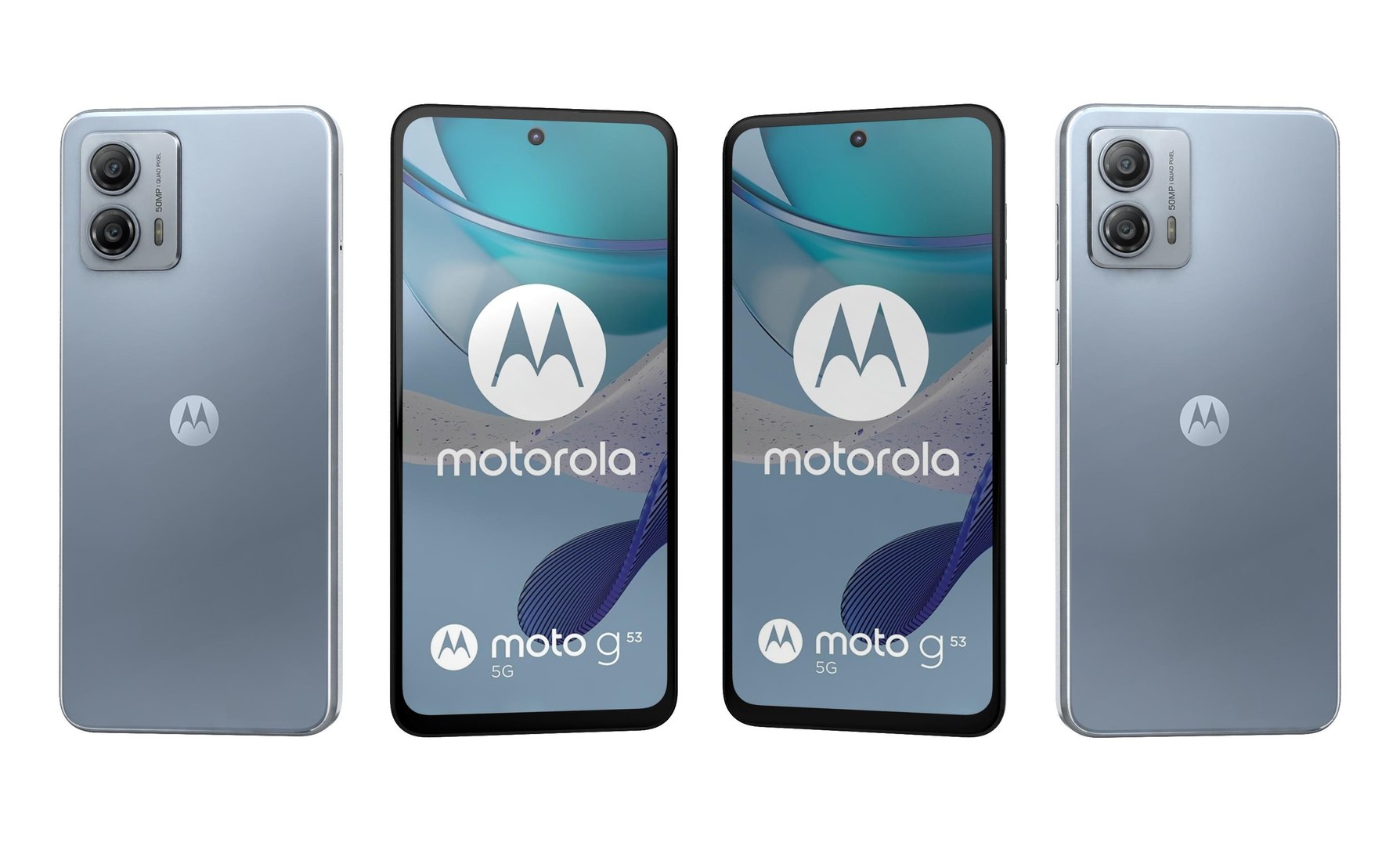 Motorola Moto G53 Blue model - TurboSquid 2022650