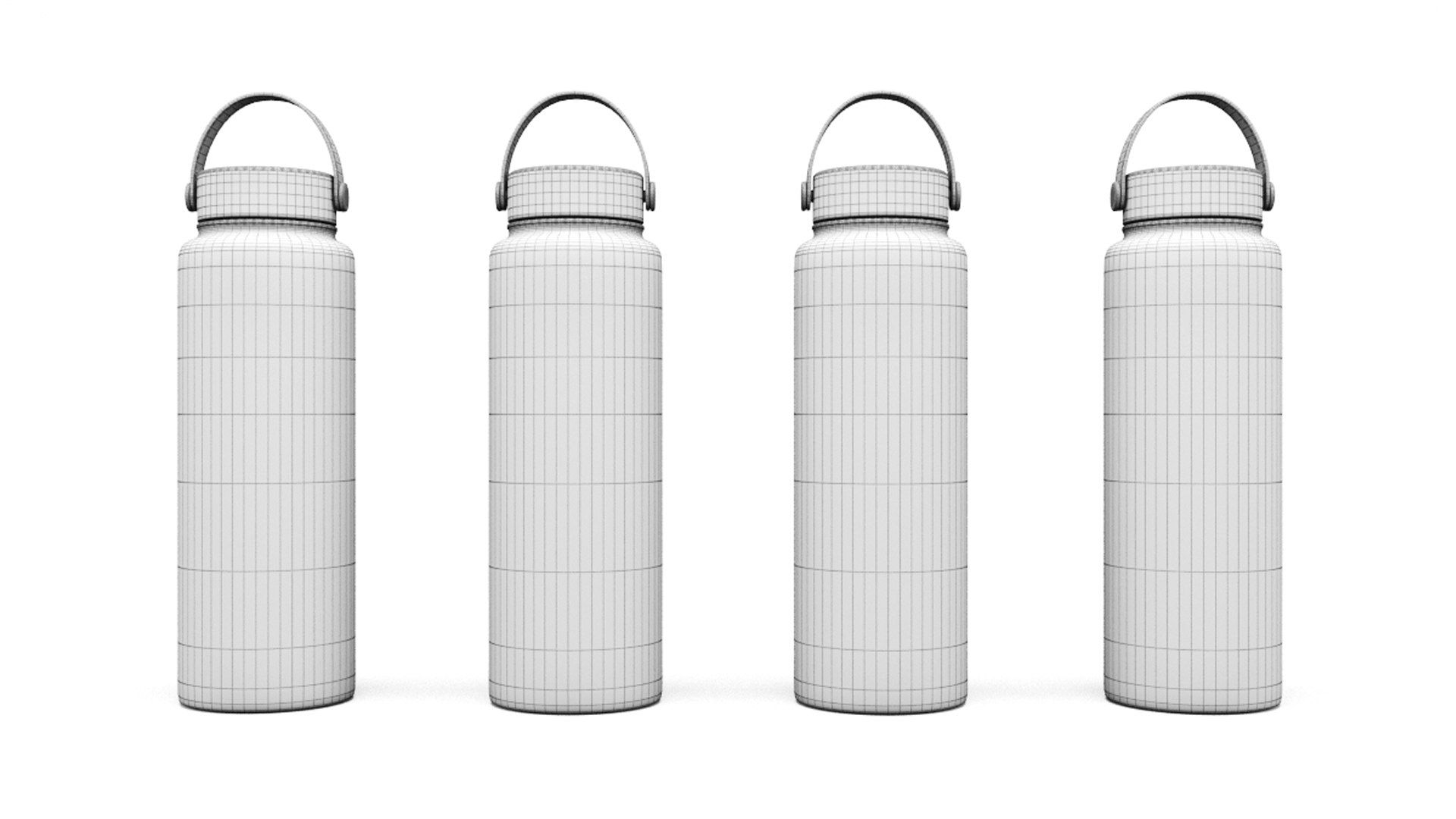 Hydro Flask Ombre Bottle Series 3D Model - TurboSquid 1931048