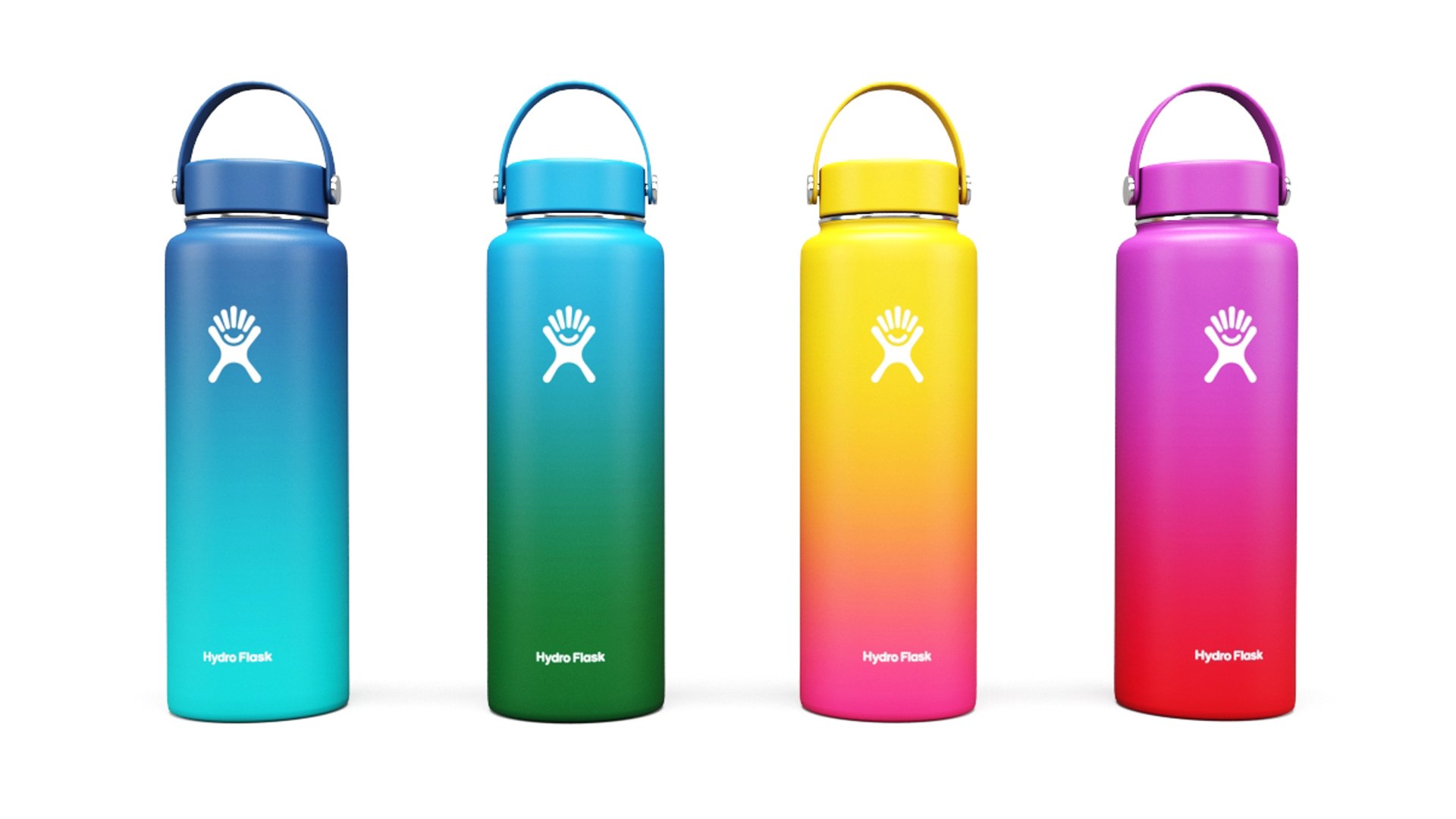 Hydro Flask Ombre Bottle Series 3D Model - TurboSquid 1931048