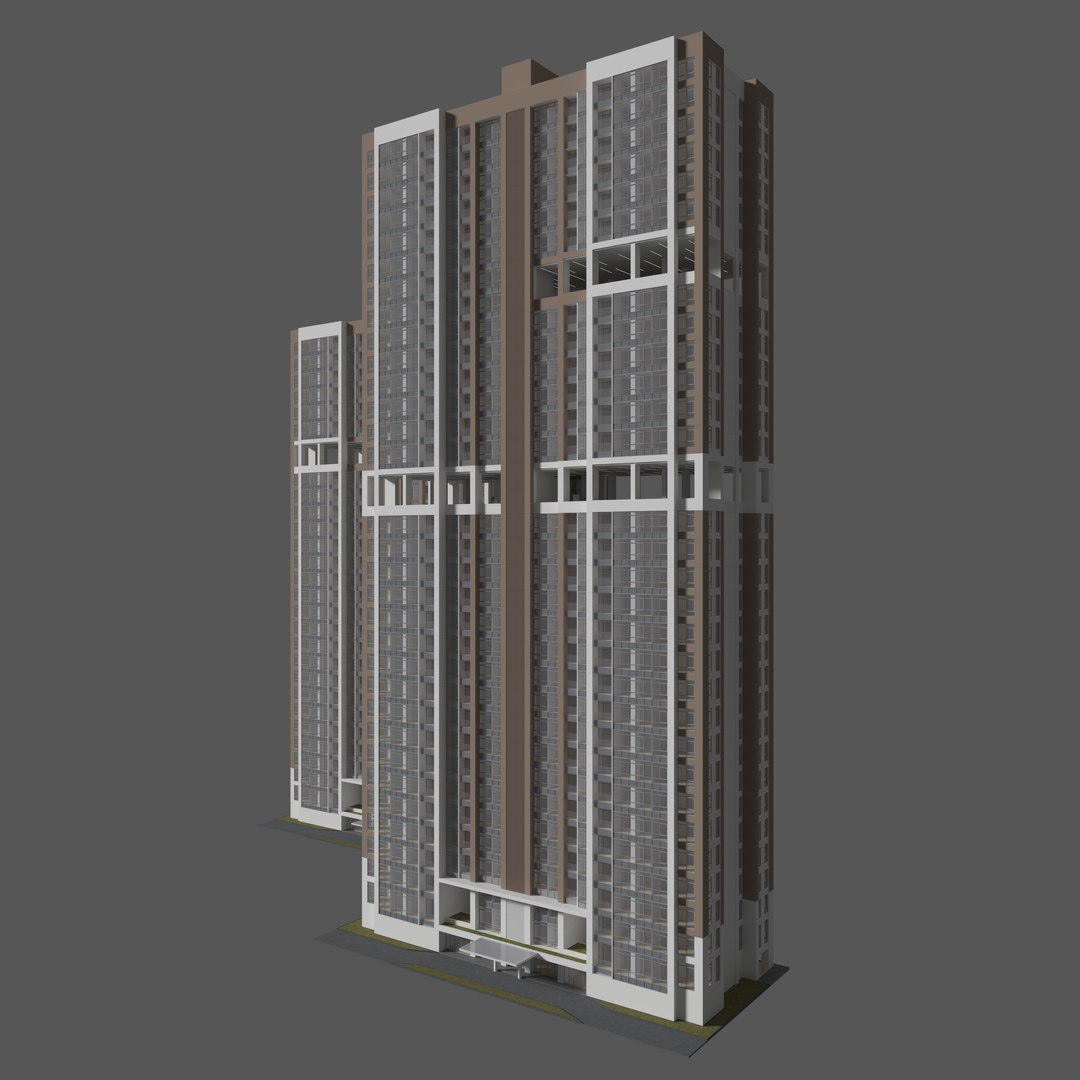 Tower Apartment 2 3D - TurboSquid 1912455