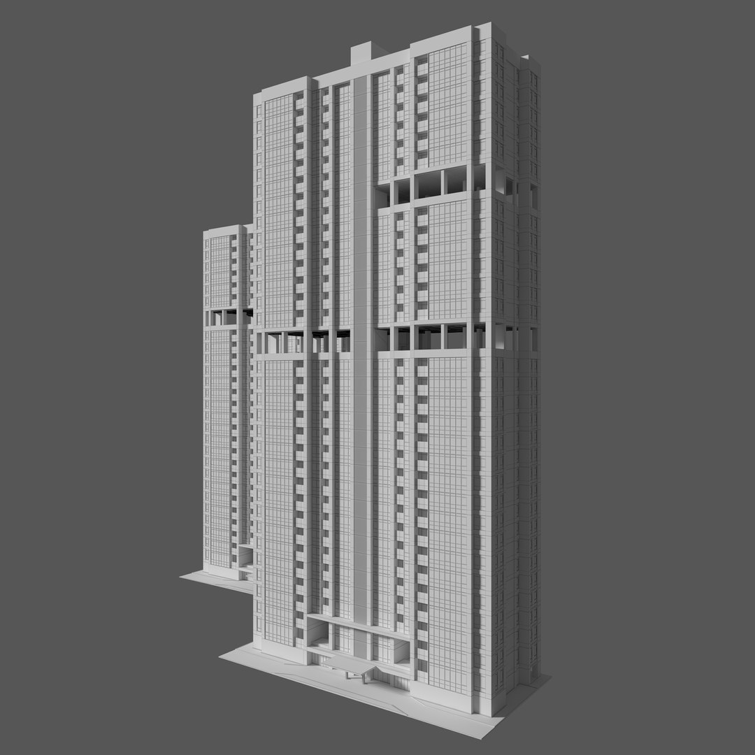 Tower Apartment 2 3D - TurboSquid 1912455