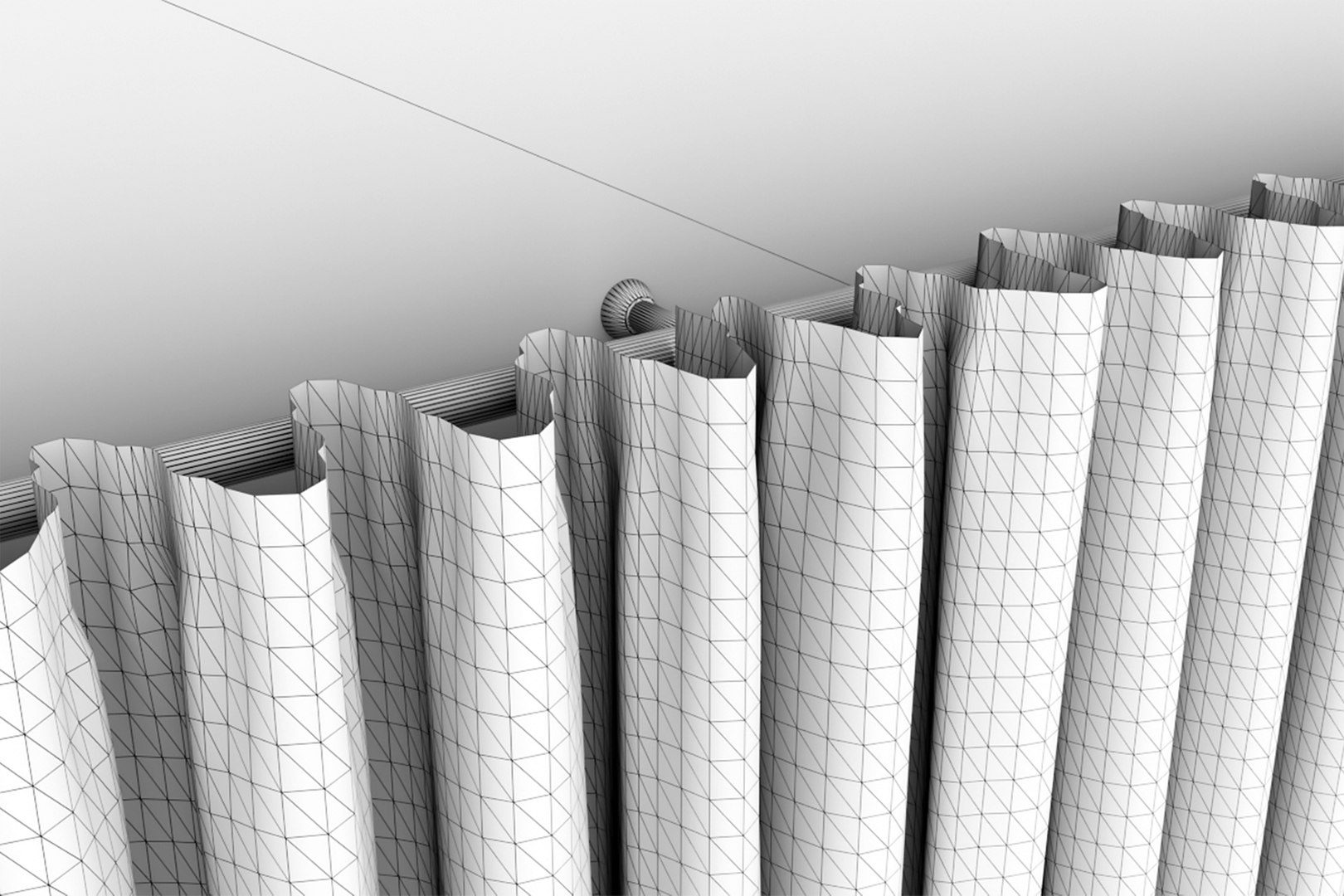 3D Curtains 02 Cloth Model - TurboSquid 1654837