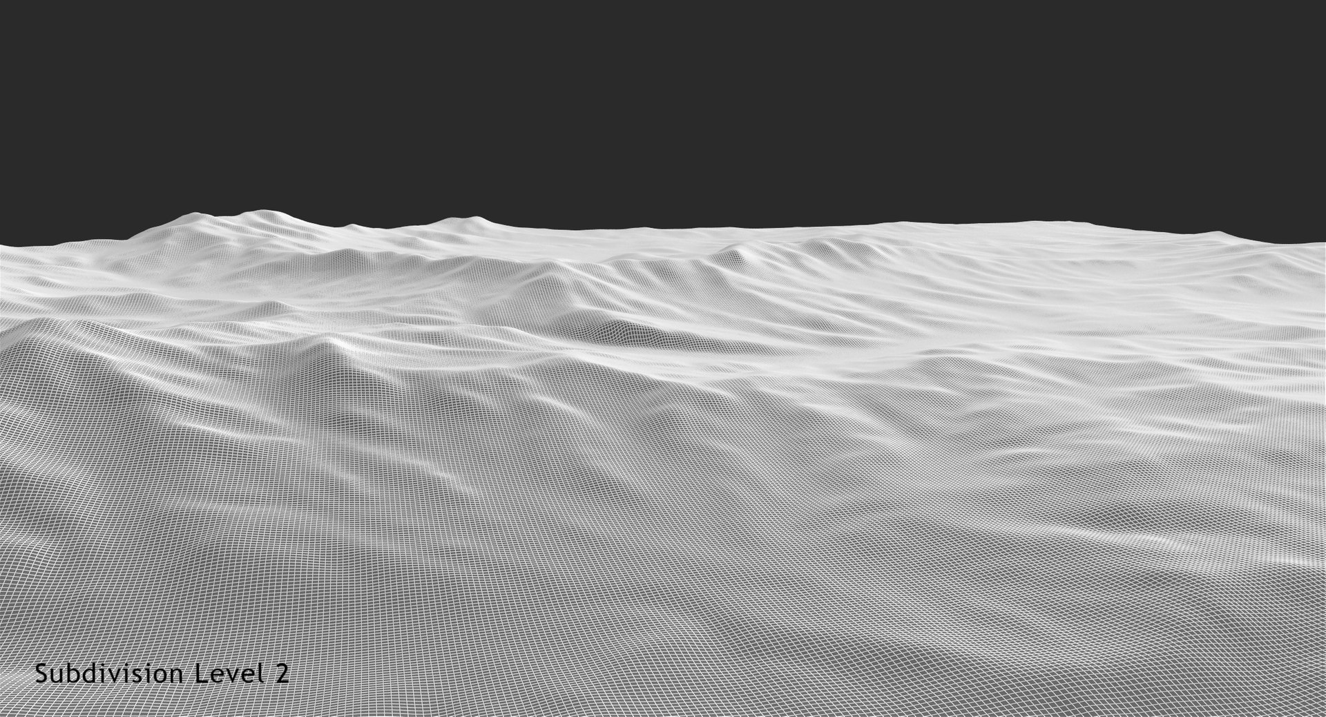 3D Snowy Plain Snow Landscape - TurboSquid 1252743
