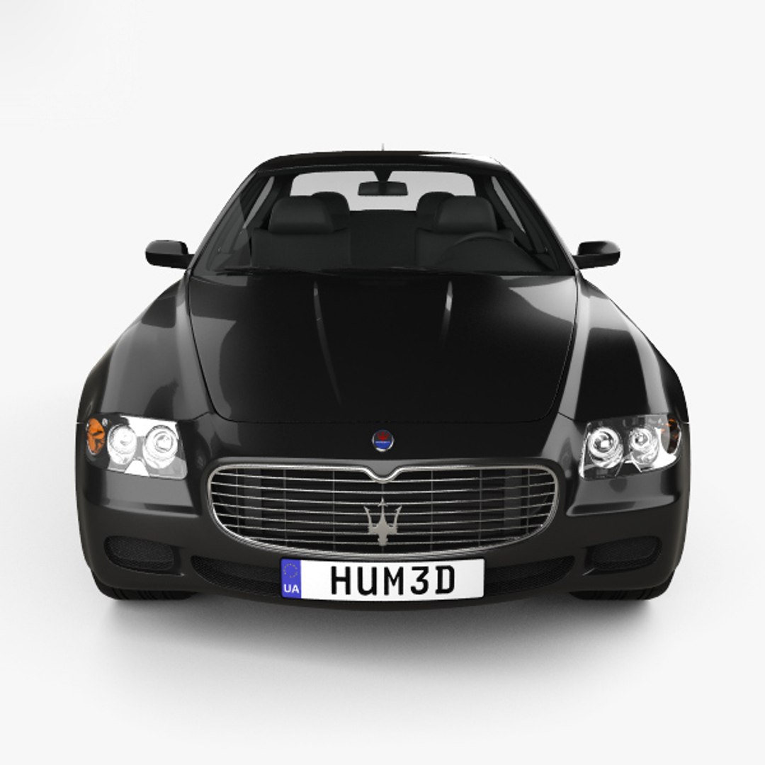 3D maserati quattroporte - TurboSquid 1359636