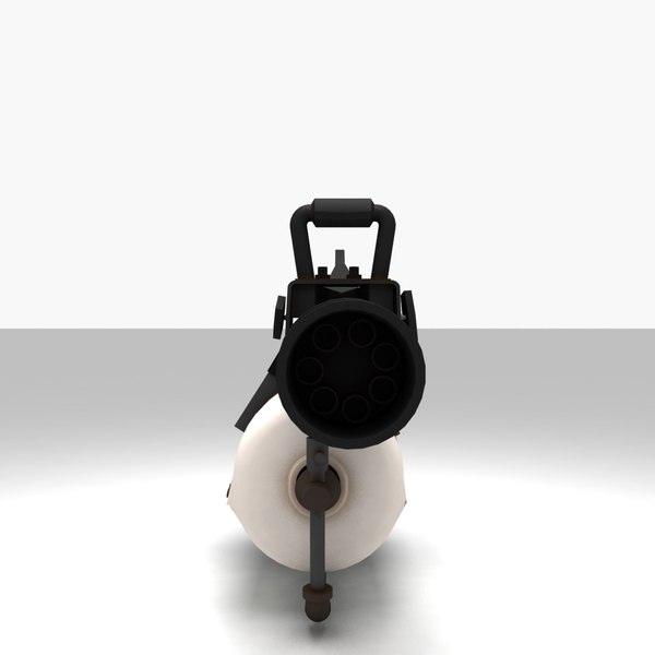 minigun team fortress 2 3d model