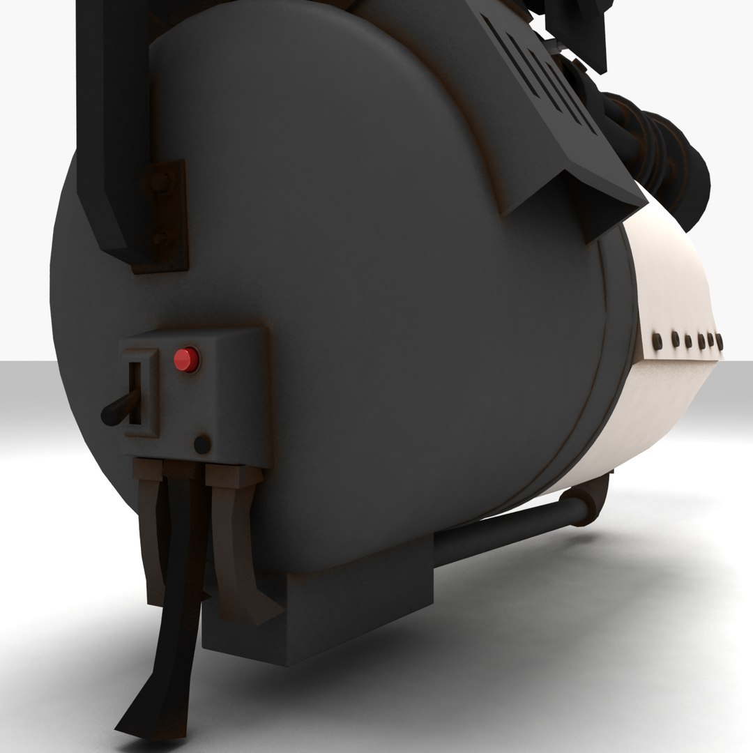 Minigun Team Fortress 2 3d Model