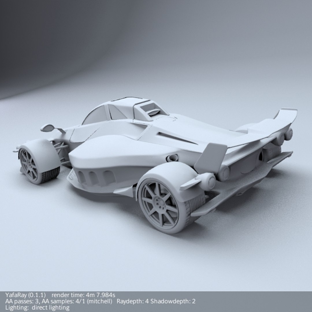 3d Model Exotic Sports Car Tramontana