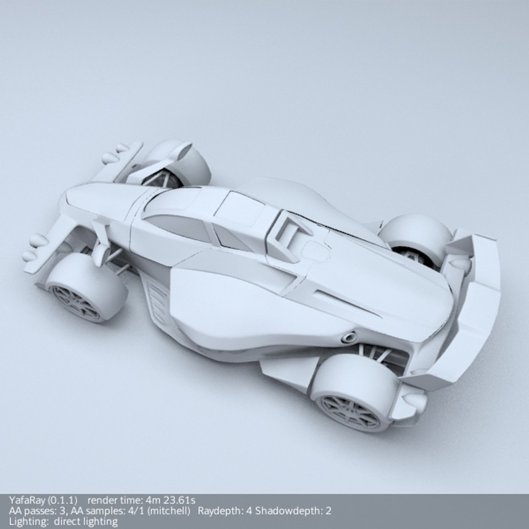 3d Model Exotic Sports Car Tramontana