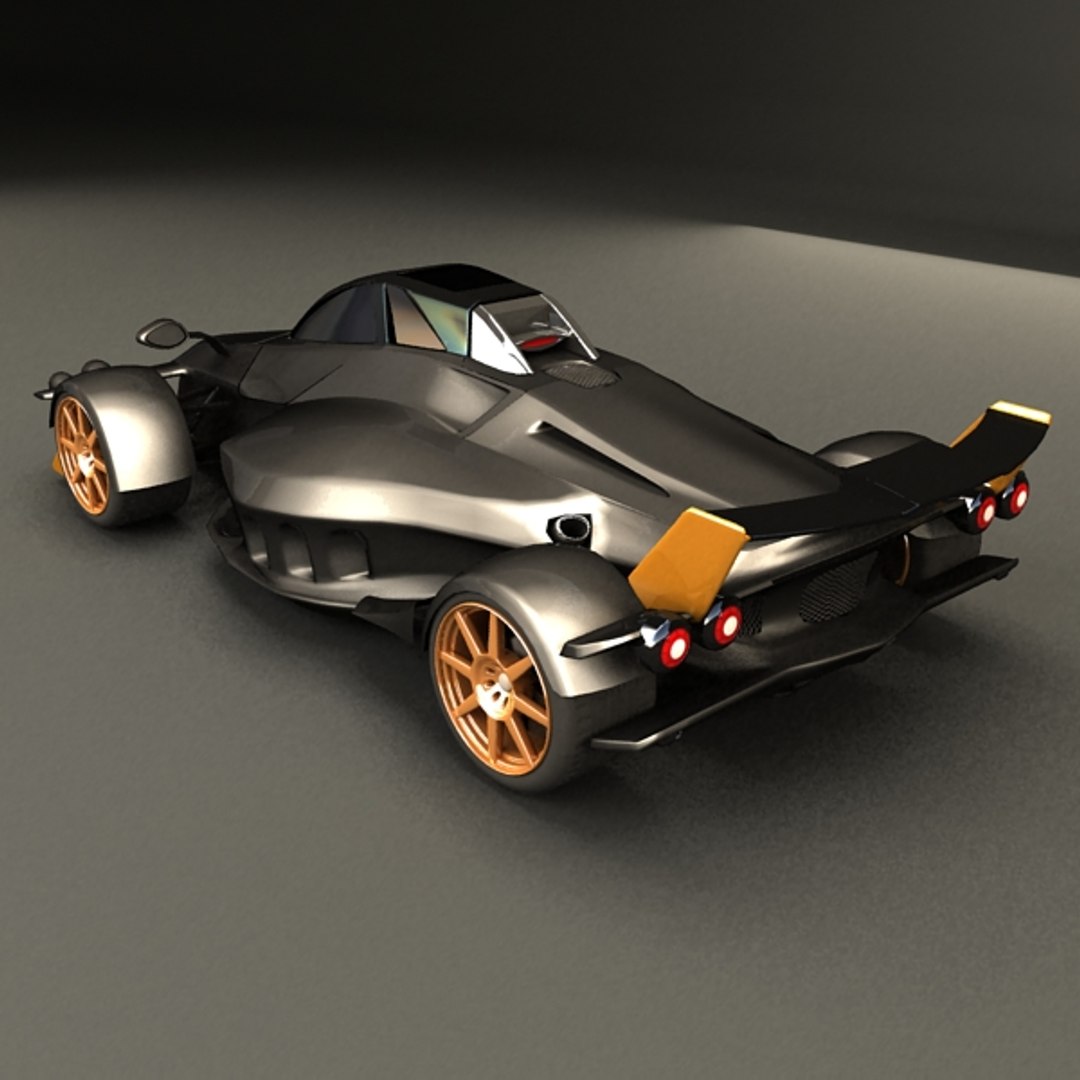 3d Model Exotic Sports Car Tramontana