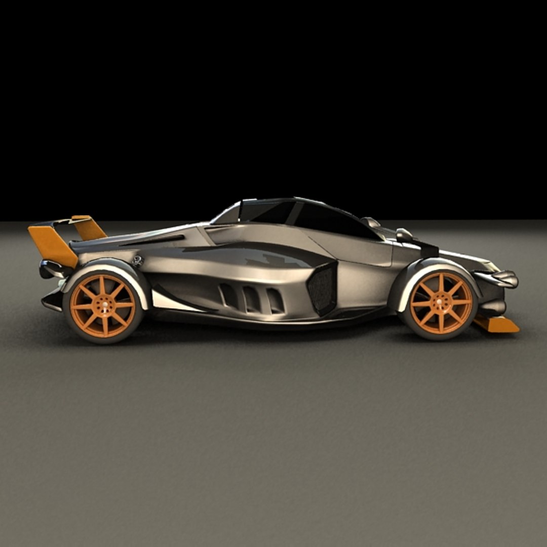 3d Model Exotic Sports Car Tramontana