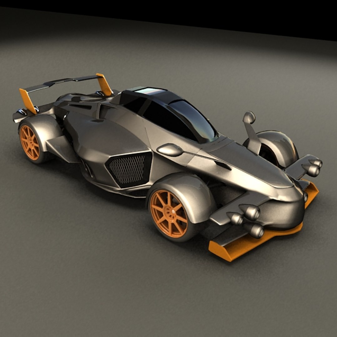 3d Model Exotic Sports Car Tramontana