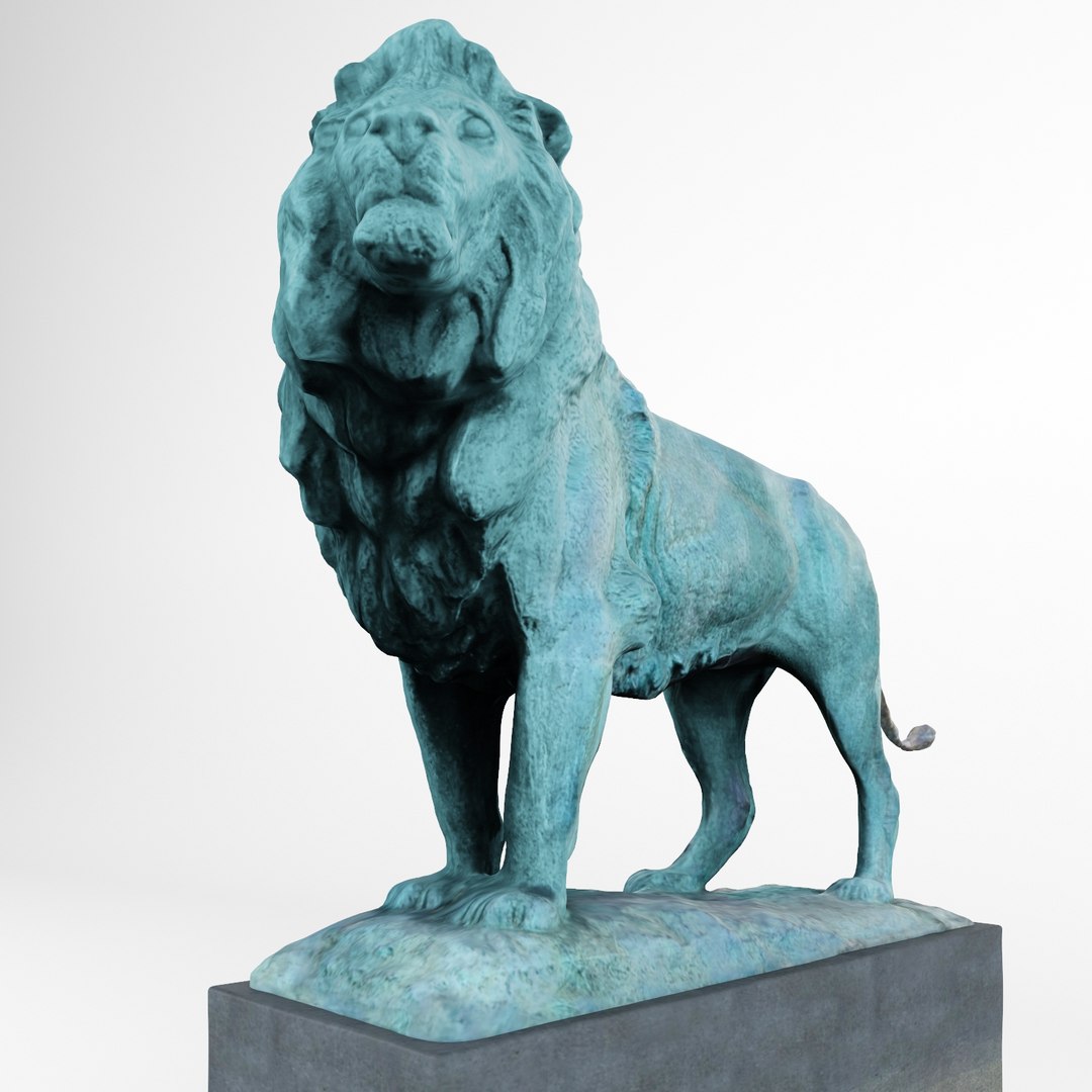 Lion Sculpture Model
