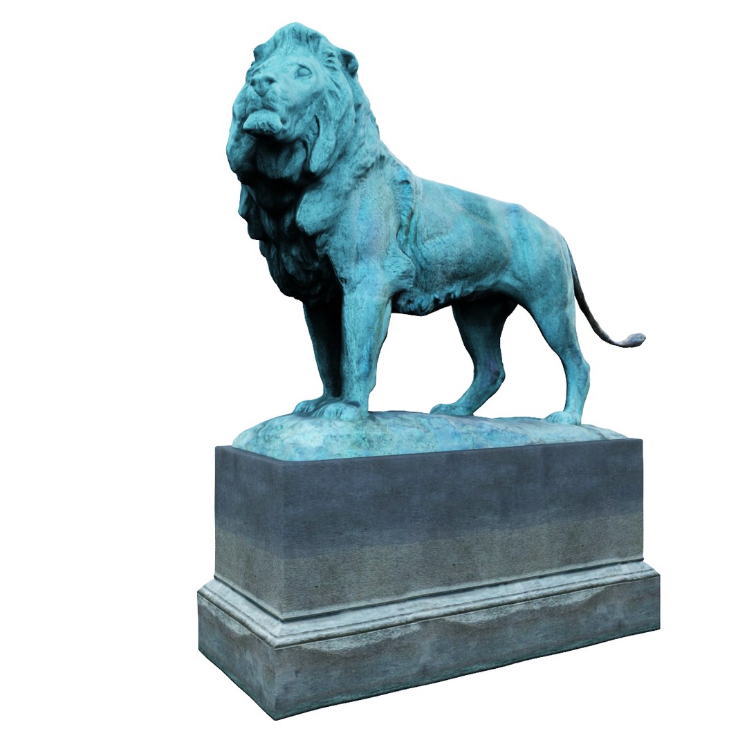 Lion Sculpture Model