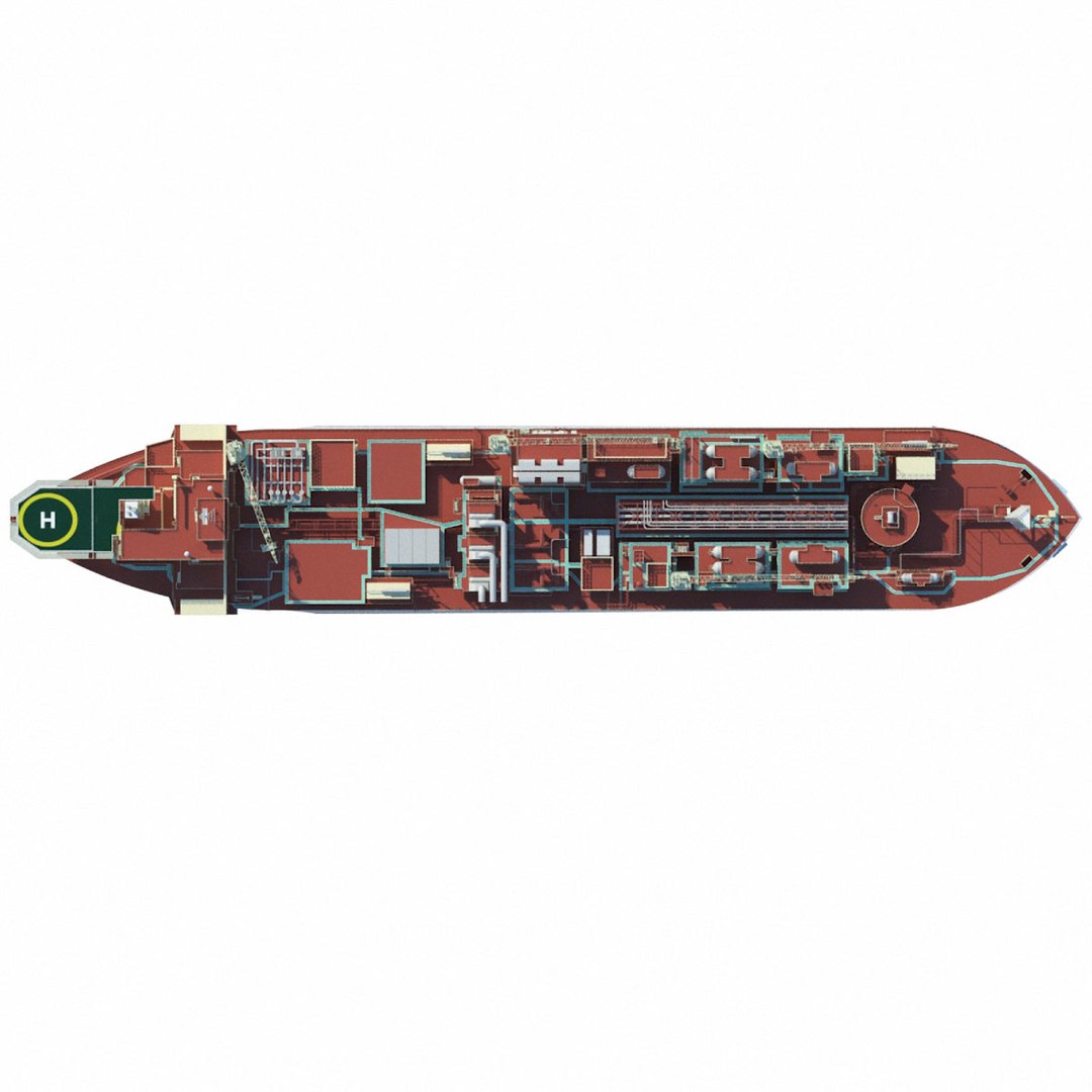 Fpso Floating Production 3d Model