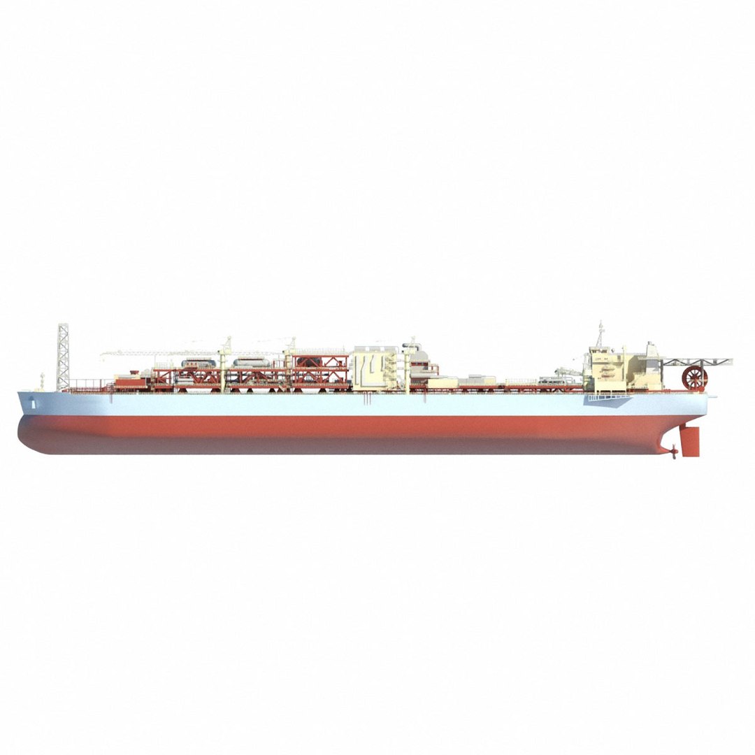 Fpso Floating Production 3d Model