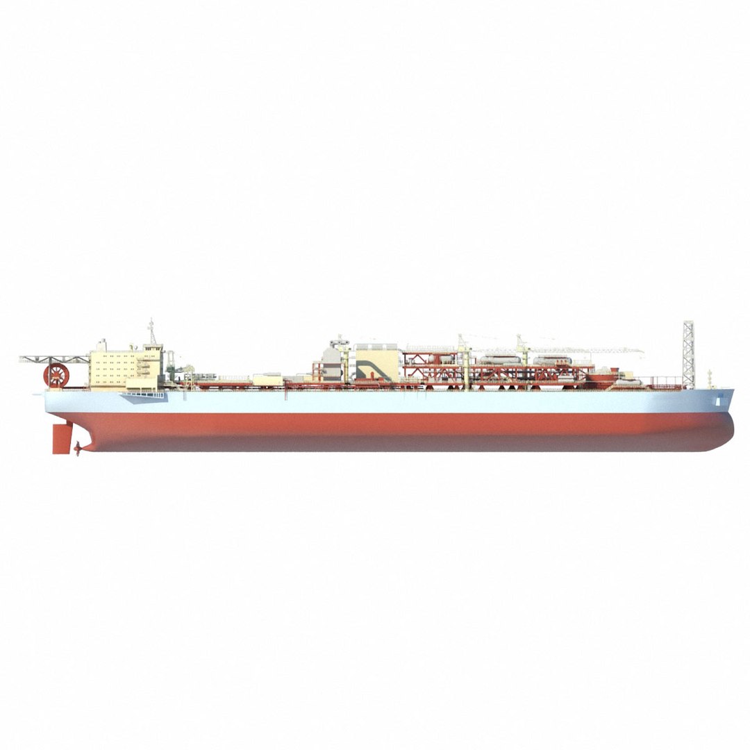 Fpso Floating Production 3d Model