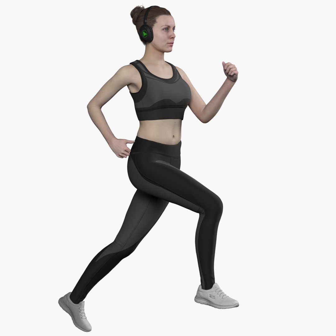 Female Runner model - TurboSquid 2058395