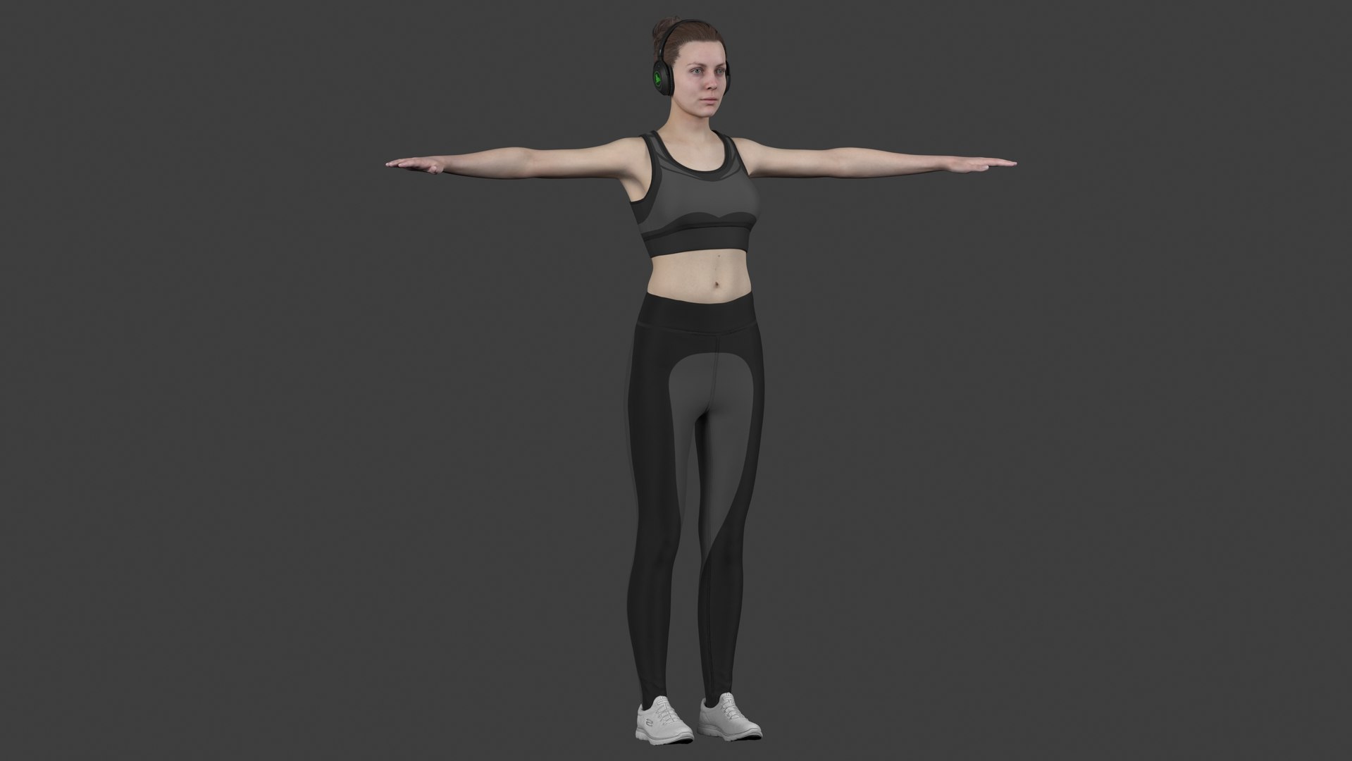 Female Runner Model - TurboSquid 2058395