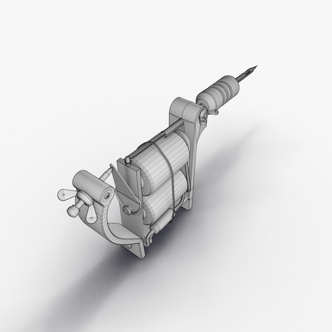 3d Model Of Tattoo Machine