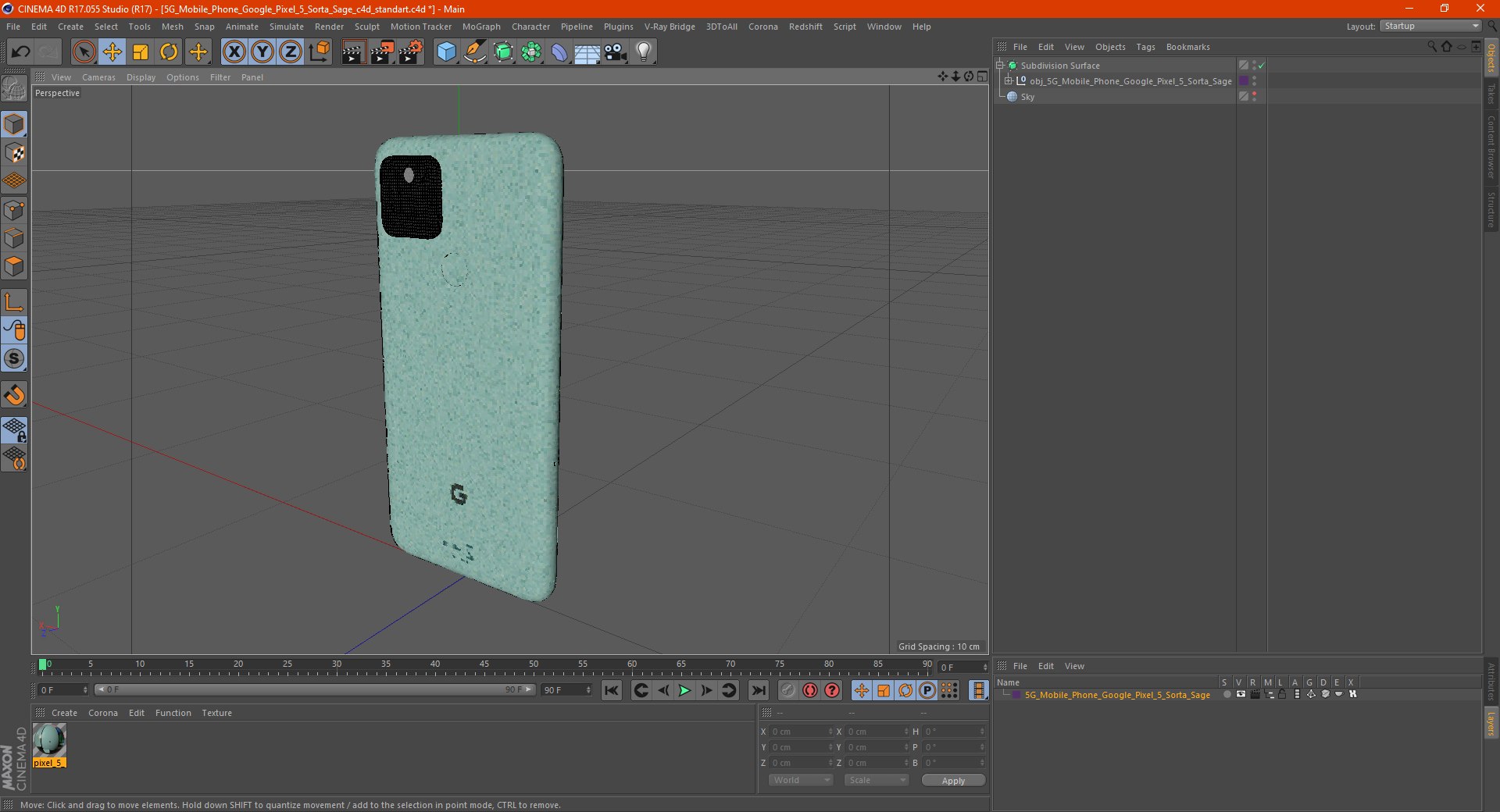 5g mobile phone google 3D model - TurboSquid 1670076