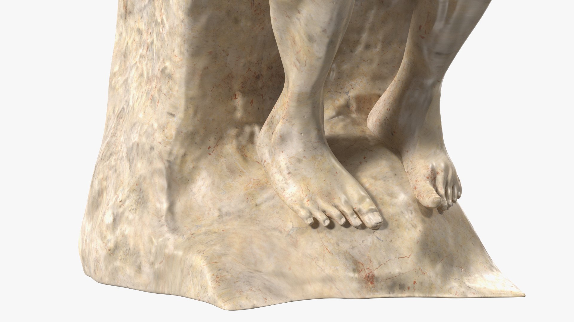 The Thinker Statue Marble 3D model - TurboSquid 1905943