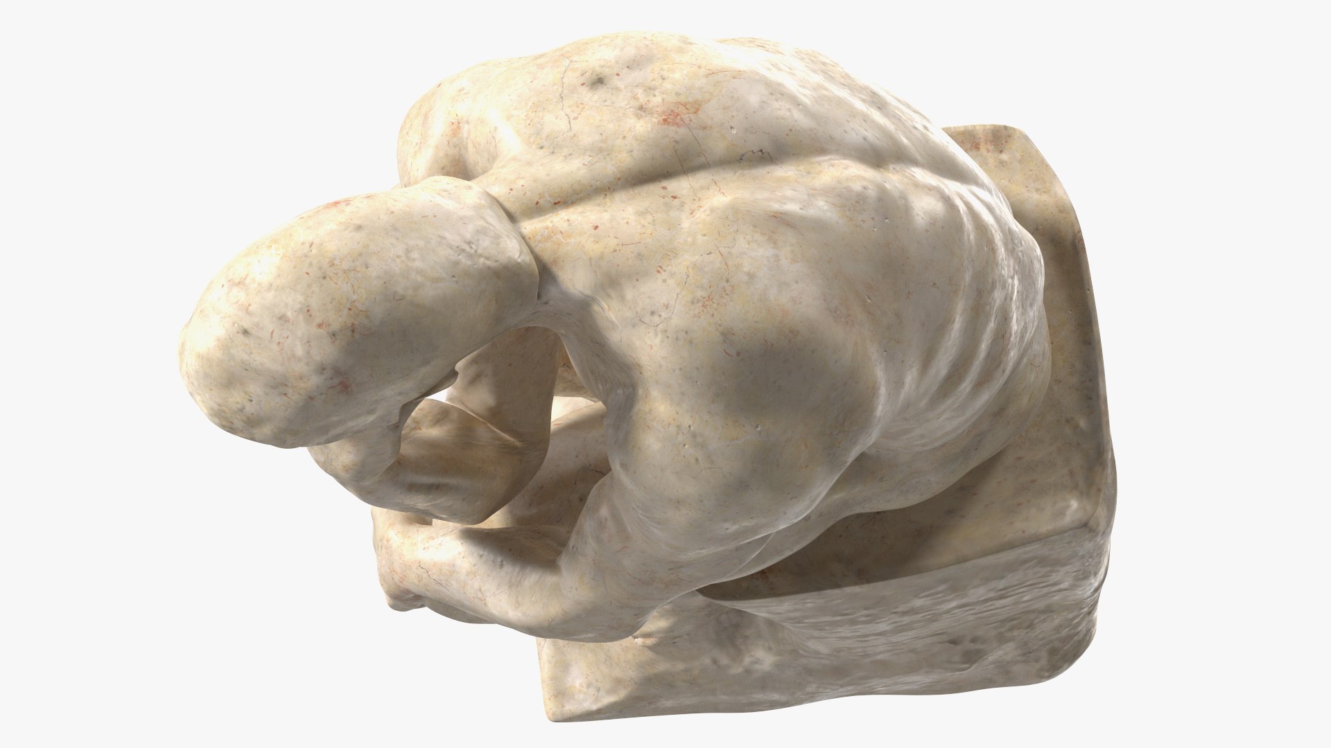 The Thinker Statue Marble 3D Model - TurboSquid 1905943