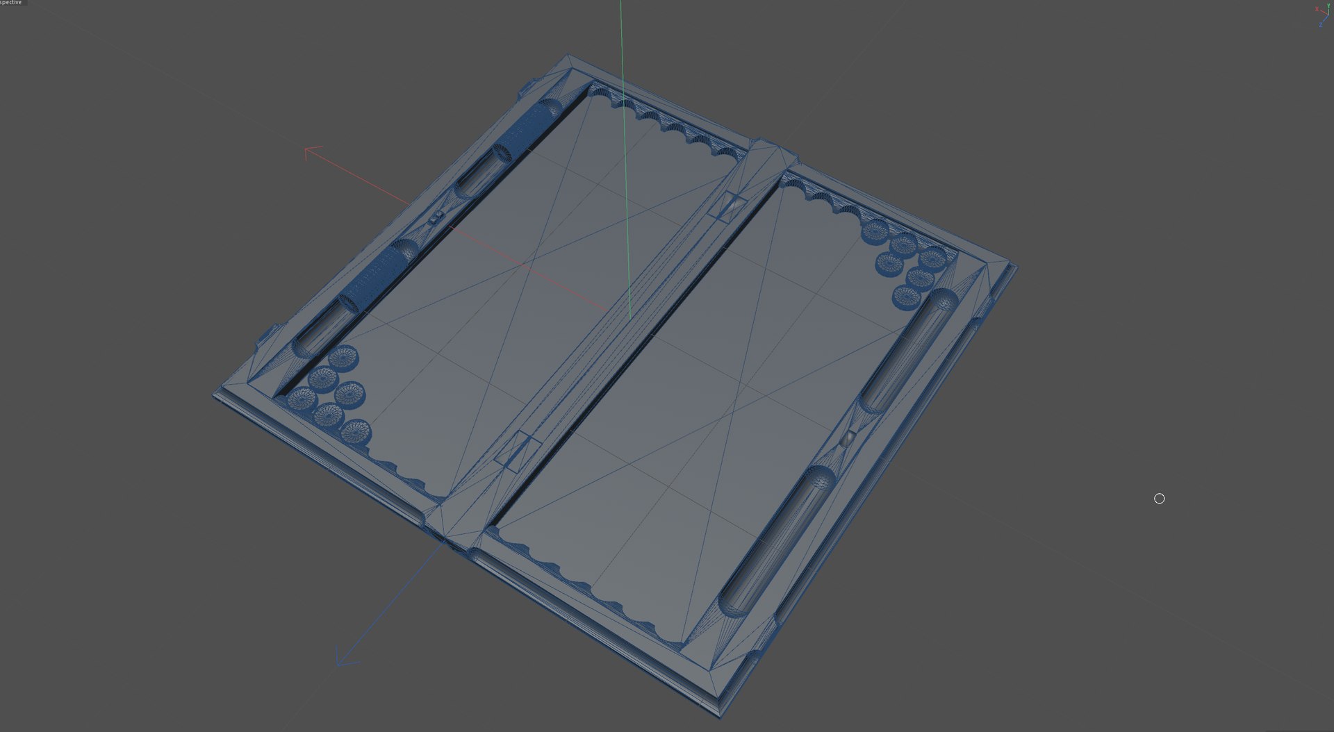 3D Model Backgammon Game Ready - TurboSquid 2063889
