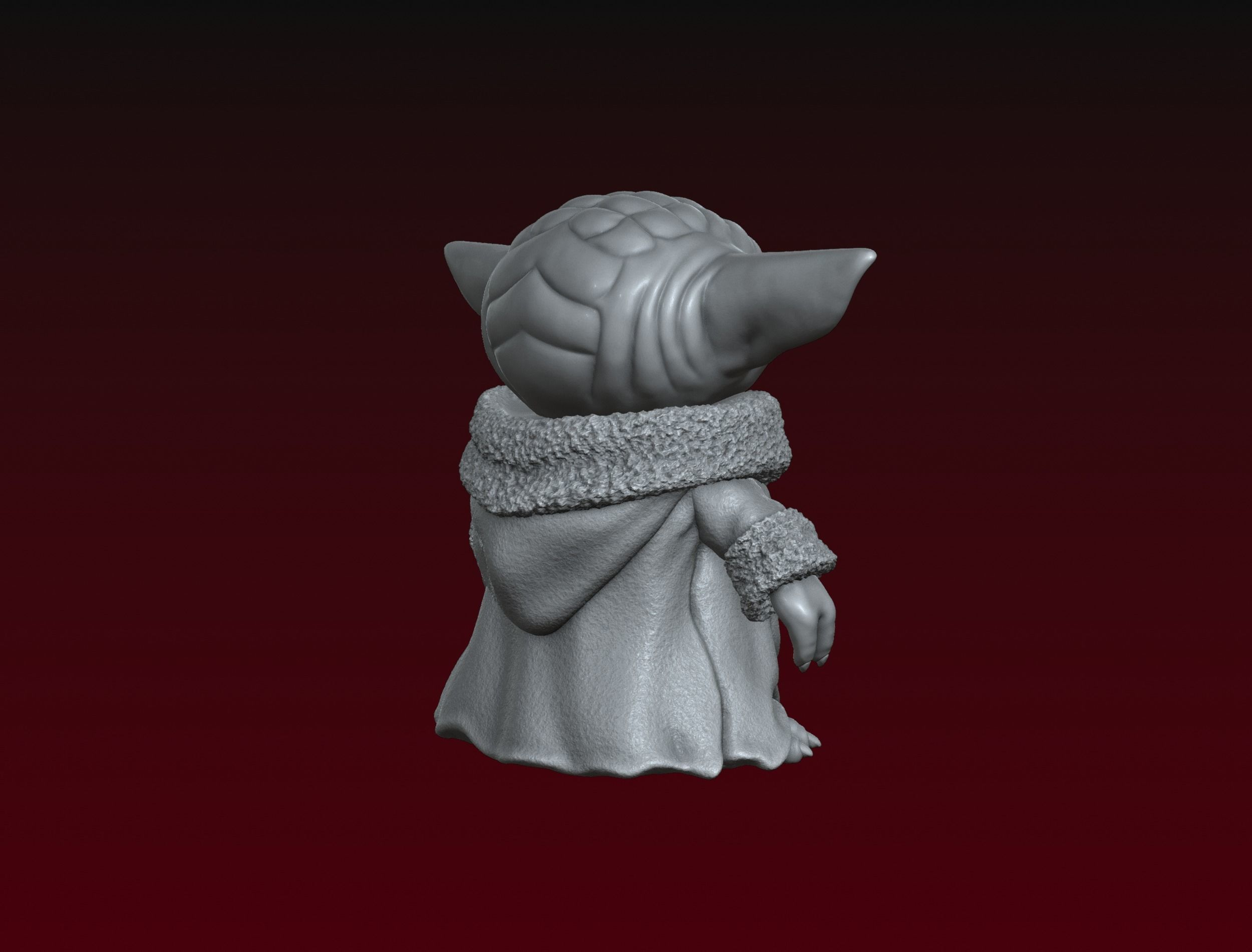3D Baby Yoda 3D print - TurboSquid 1875956