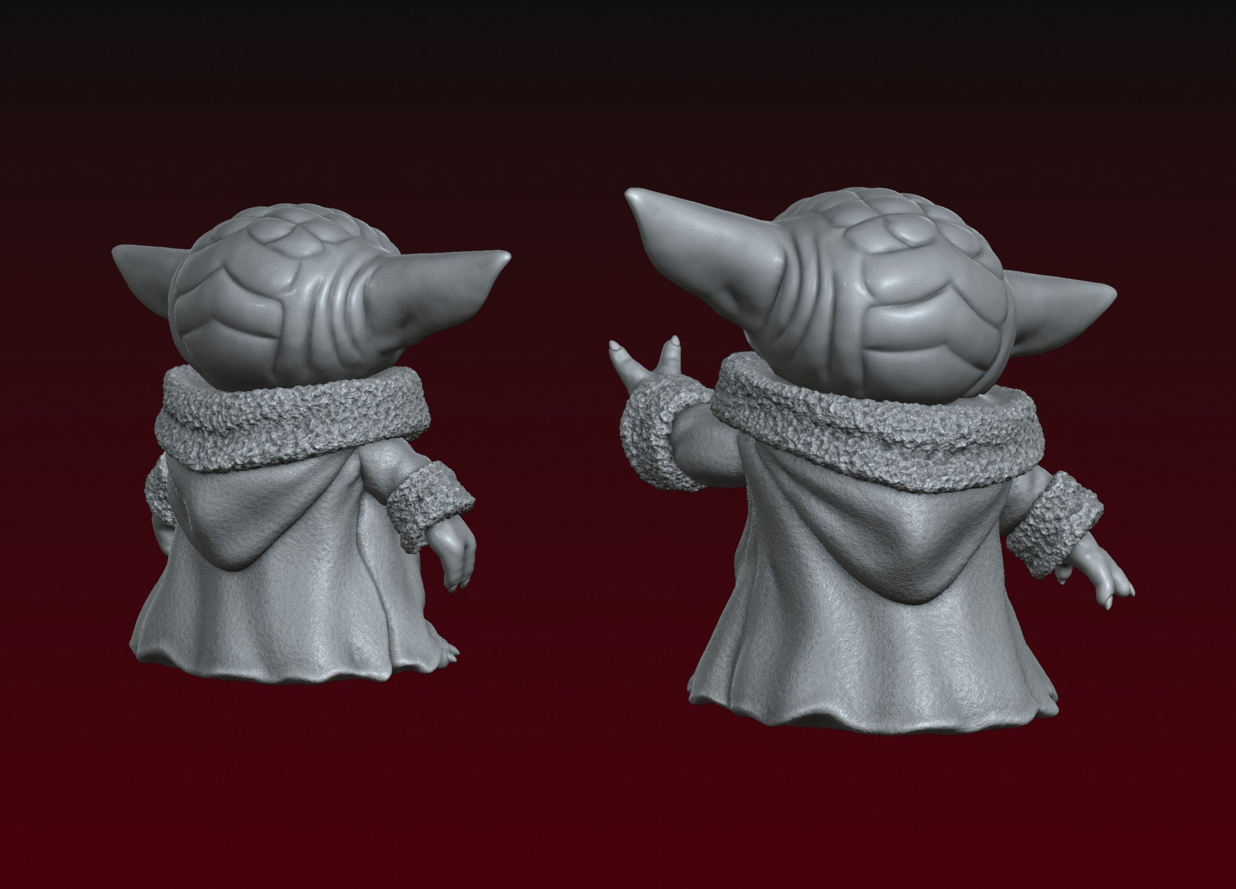 3D Baby Yoda 3D print - TurboSquid 1875956