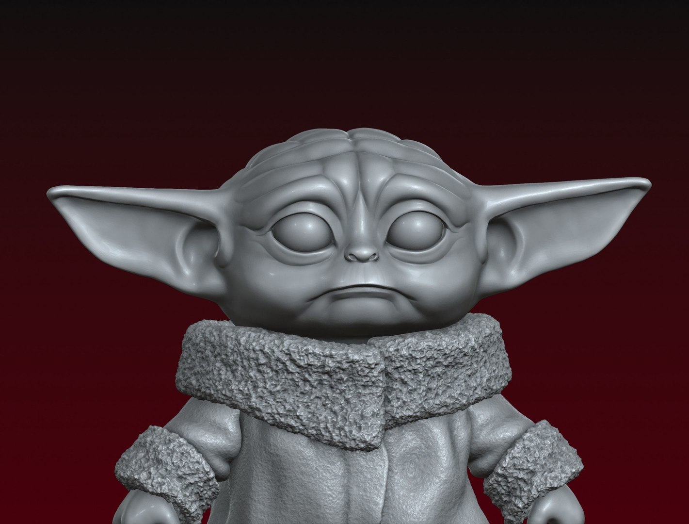 3D Baby Yoda 3D Print - TurboSquid 1875956