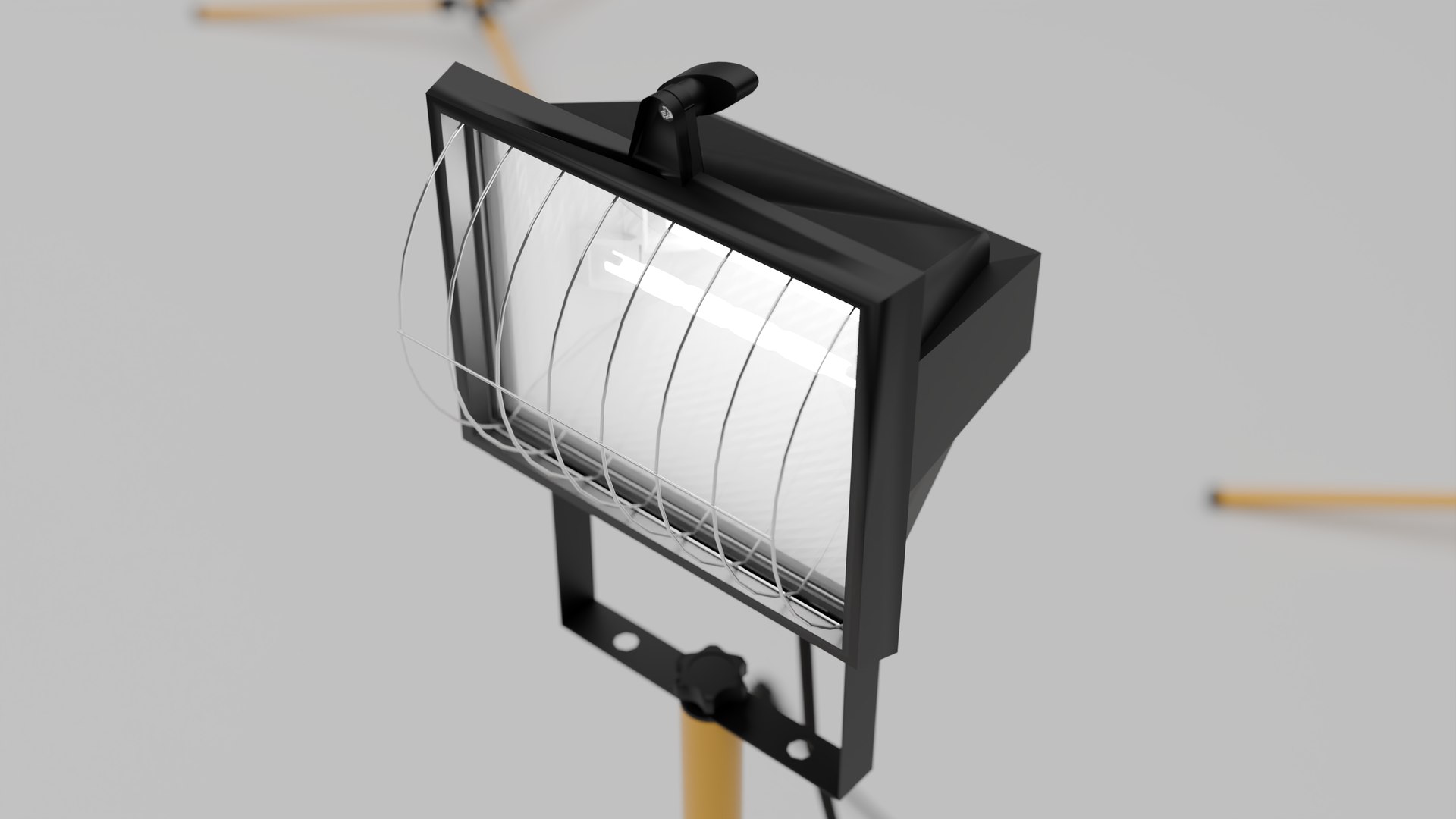 Construction Halogen Lamp 3D Model - TurboSquid 2225945