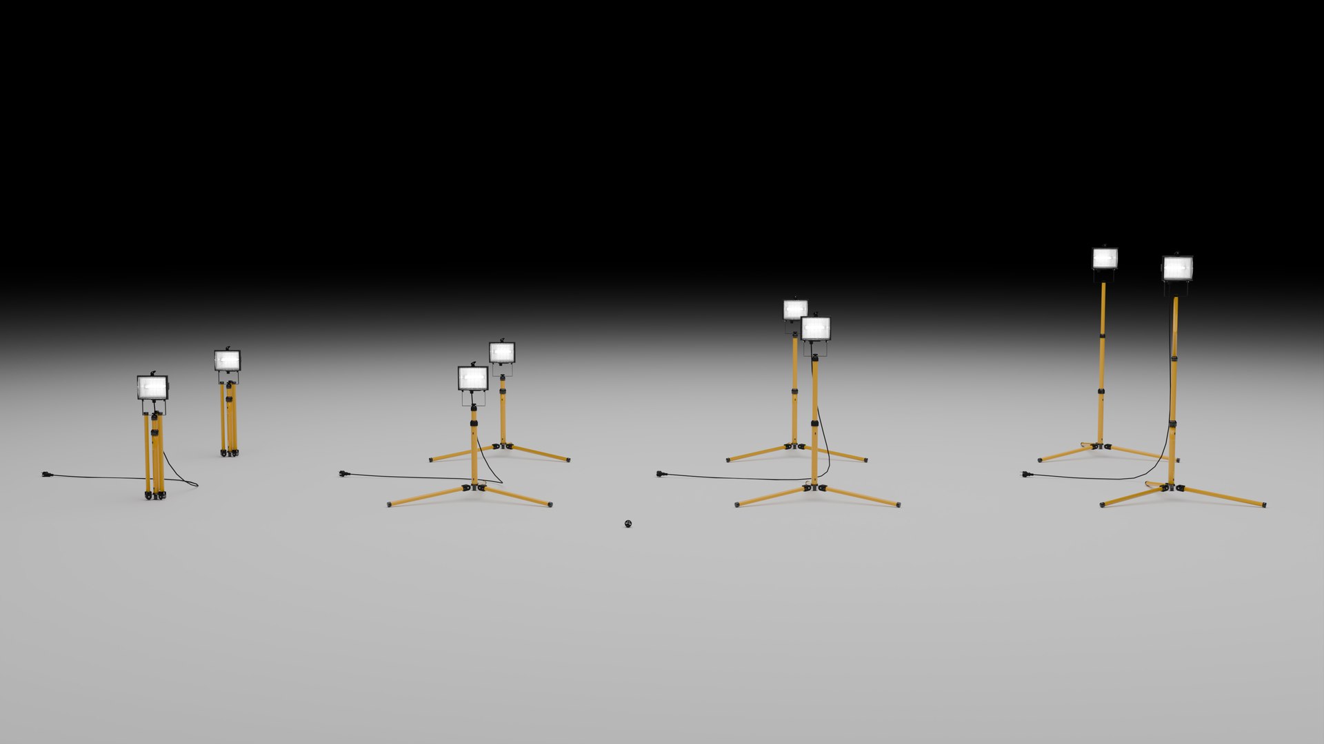 Construction Halogen Lamp 3D Model - TurboSquid 2225945