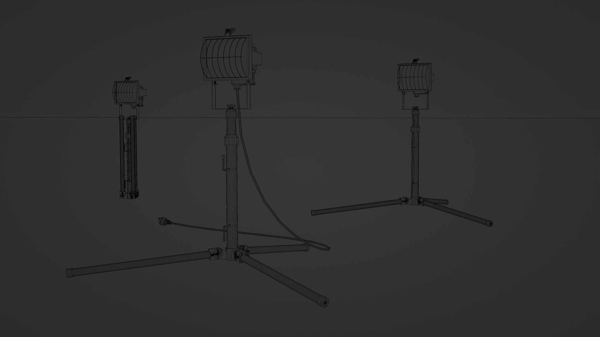 Construction Halogen Lamp 3D Model - TurboSquid 2225945