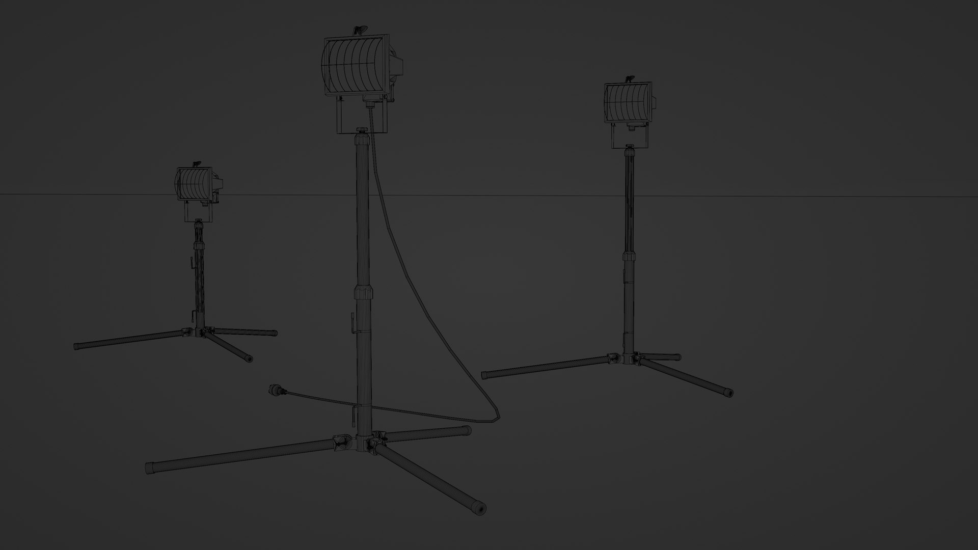 Construction Halogen Lamp 3D Model - TurboSquid 2225945